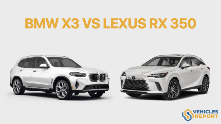 2024 BMW X3 vs 2024 Lexus RX 350: Head to Head Comparison